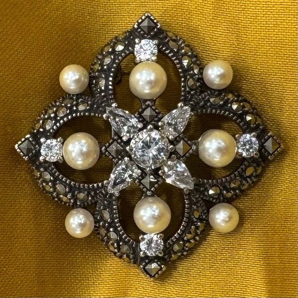 Judith Jack | Jewelry | Judith Jack Sterling Silver Brooch | Poshmark